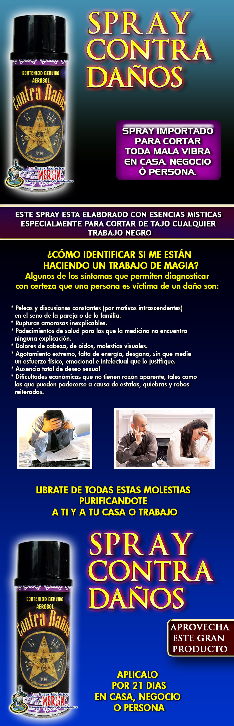 Poderoso Spray Contra Daños / Corta Toda Mala Vibra CON ENVÍO A TODO ...