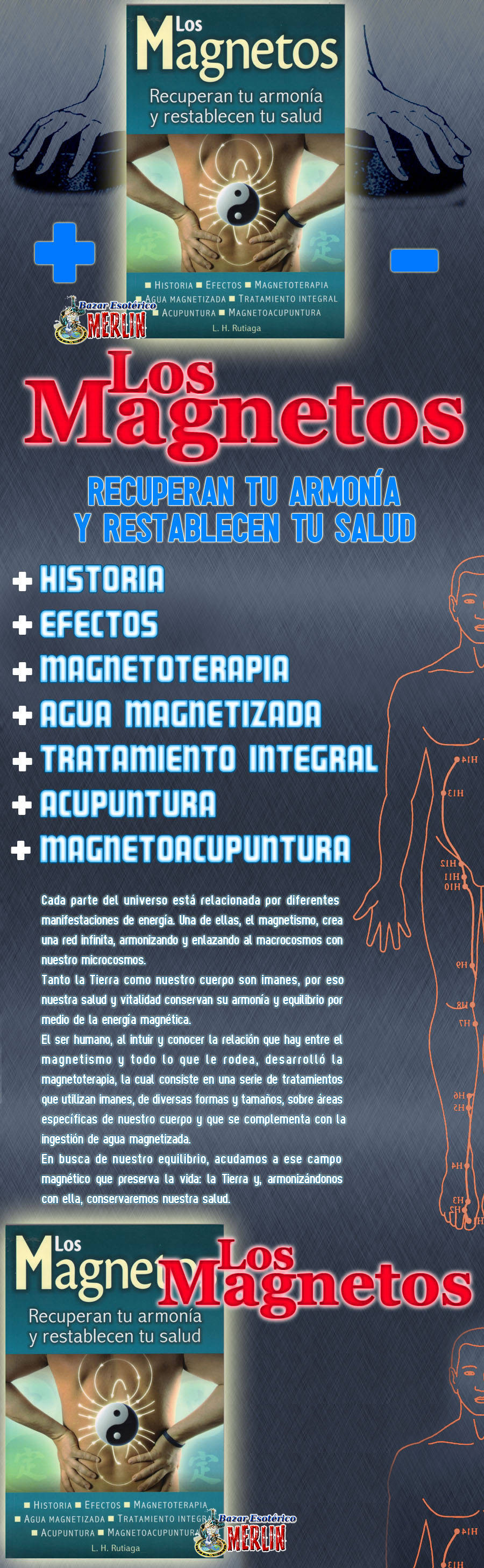 Los Magnetos Recupera Tu Armonía Y Salud Tratamientos | Bazar Merlín El ...