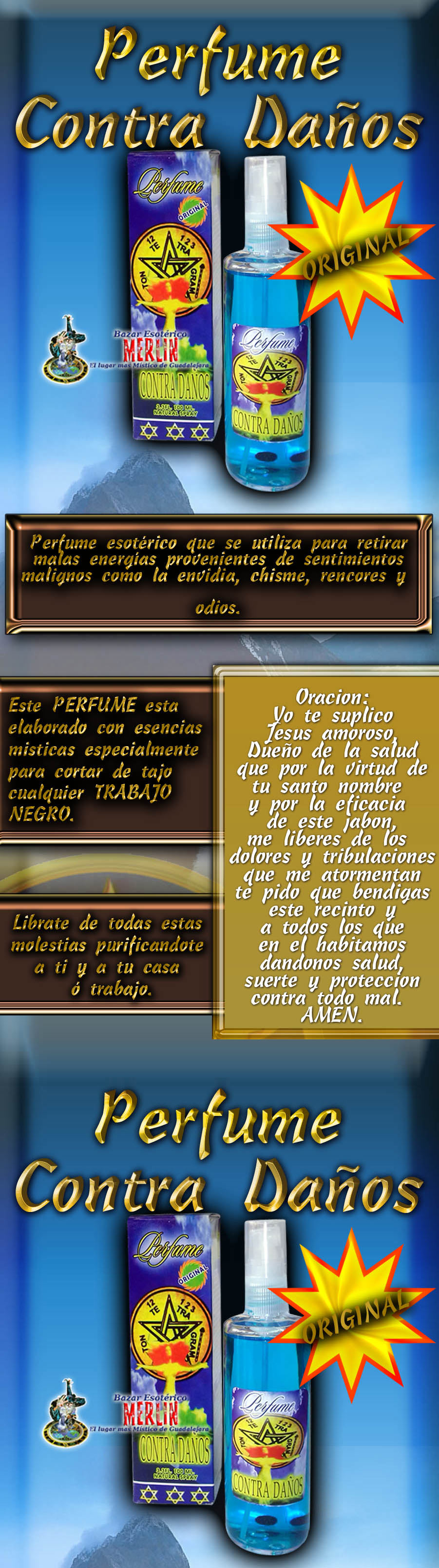 Locion Contra Daños - Retira Malas Energías Y Chismes CON ENVÍO A TODO ...