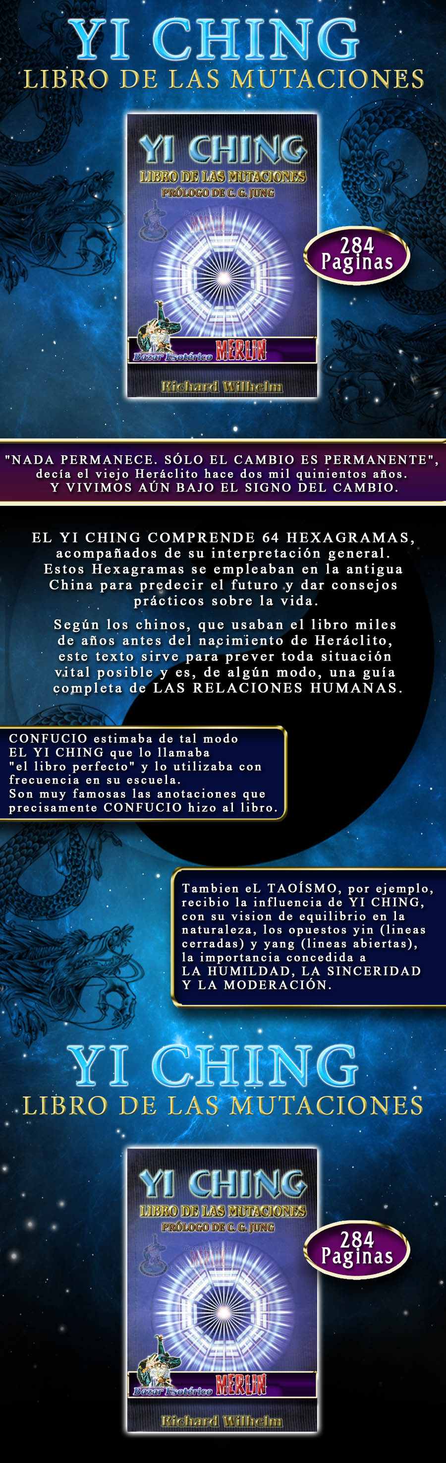 Yi Ching - Libro De Las Mutaciones - Richard Wilhelm CON ENVÍO A TODO ...